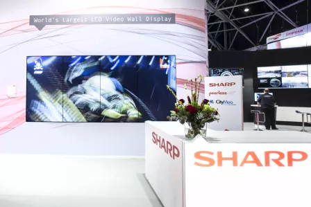 Sharp ISE 2017 Booth Tour | Sharp