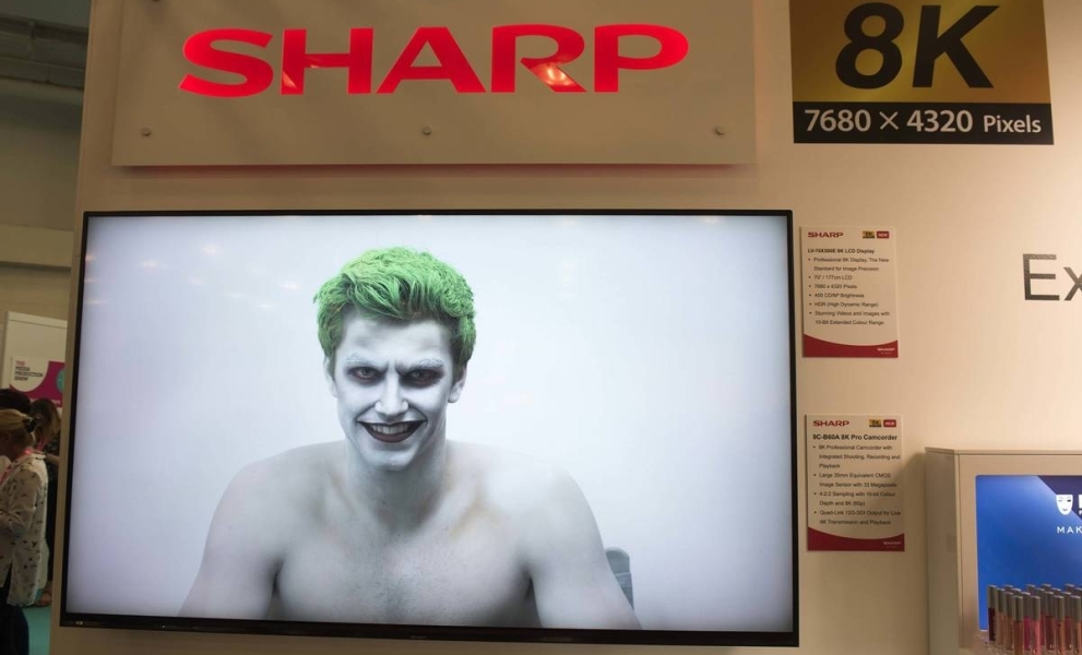 Stand Tour: 8K Ecosystem at Media Production Show 2018 | Sharp