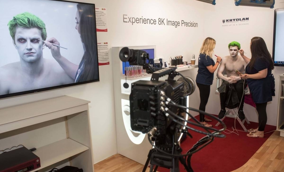 Stand Tour: 8K Ecosystem at Media Production Show 2018 | Sharp